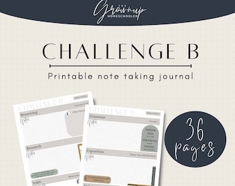 Classical Conversations Challenge A Note Taking Journal - Etsy