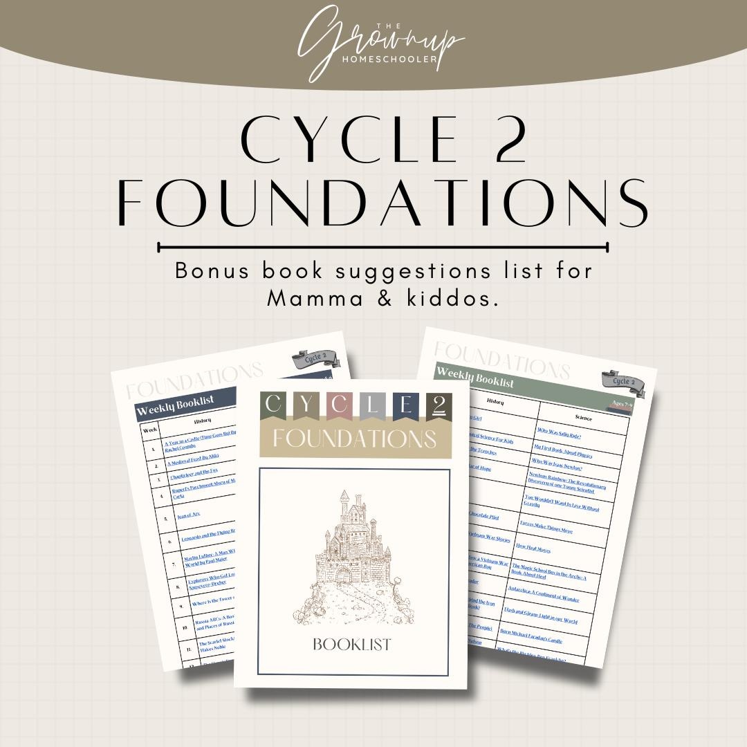 Classical Conversations Cycle 2 Booklist (free With Note Taking Journal ...