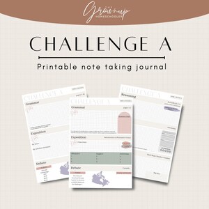 Classical Conversations Challenge A Note Taking Journal - Etsy