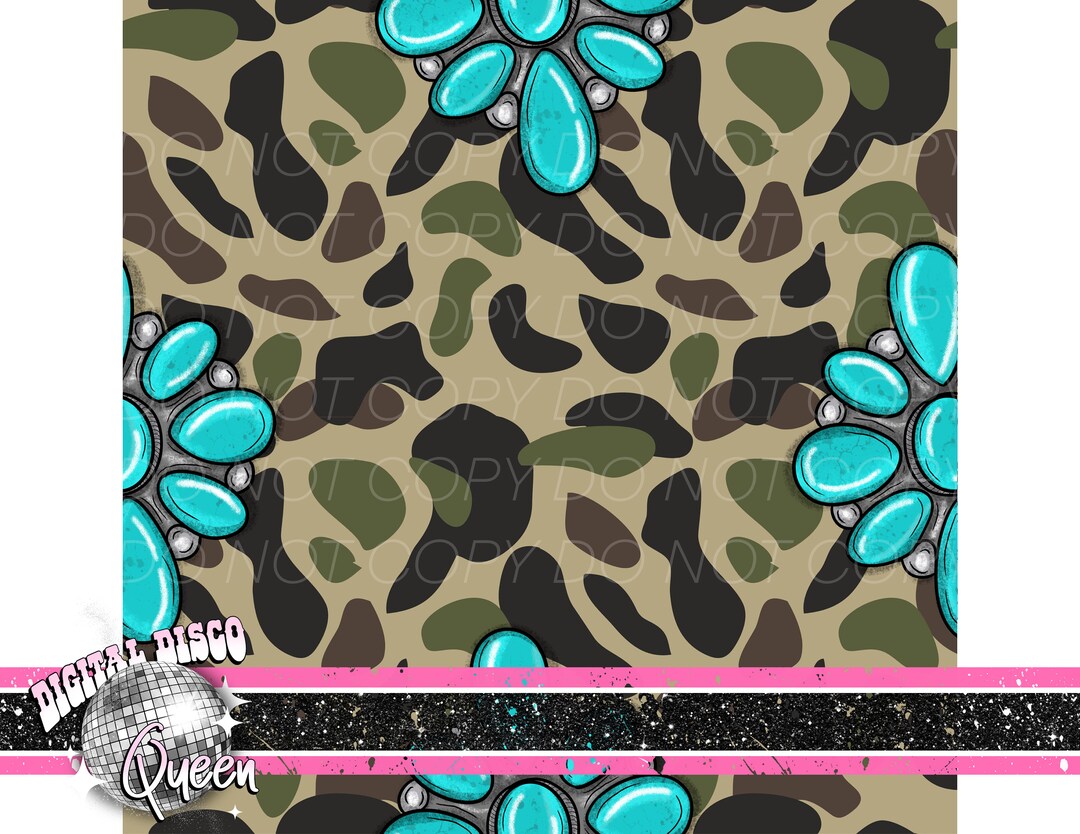 Western Camo Seamless Pattern - Etsy