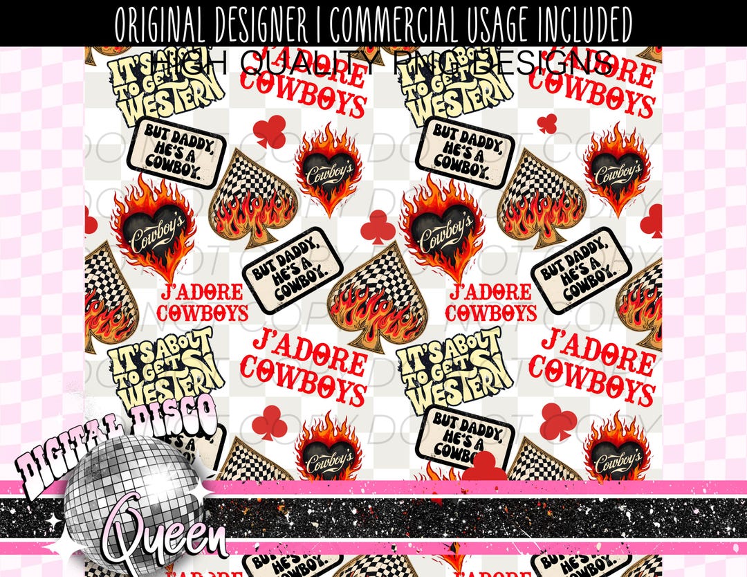 Yallternative Seamless Pattern - Etsy