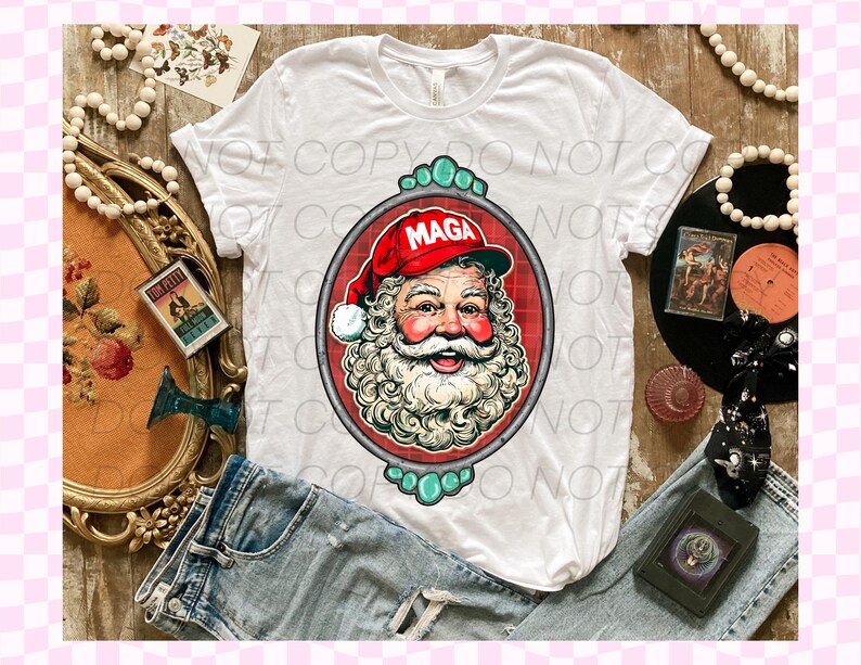 MAGA Santa PNG | Trump Hat Santa Design - Etsy