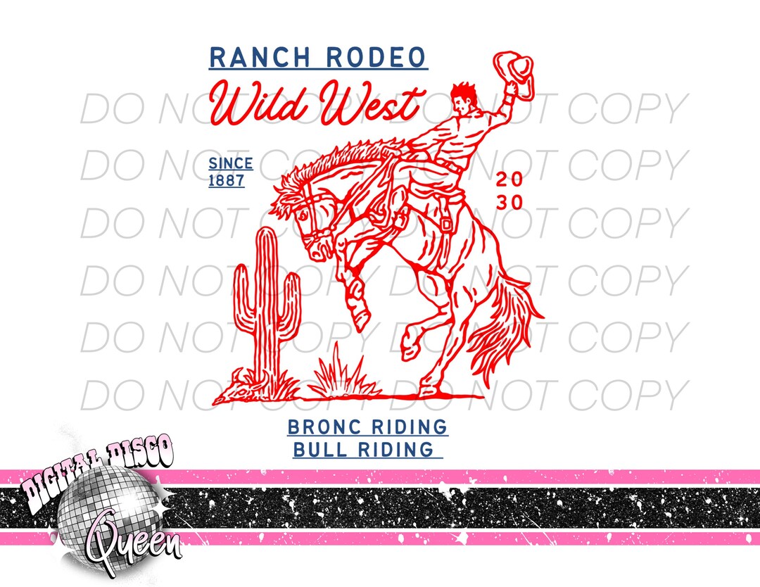 Ranch Rodeo Design | Trendy Design | Western PNG - Etsy