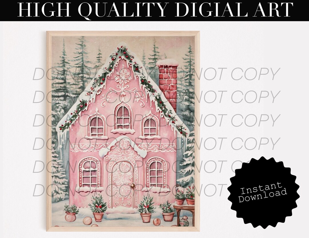 Vintage Gingerbread Christmas Printable - Etsy