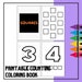 Printable Counting Coloring Book | Printable Coloring Pages - Etsy