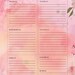 Pink Themed Printable Weekly Planner - Etsy
