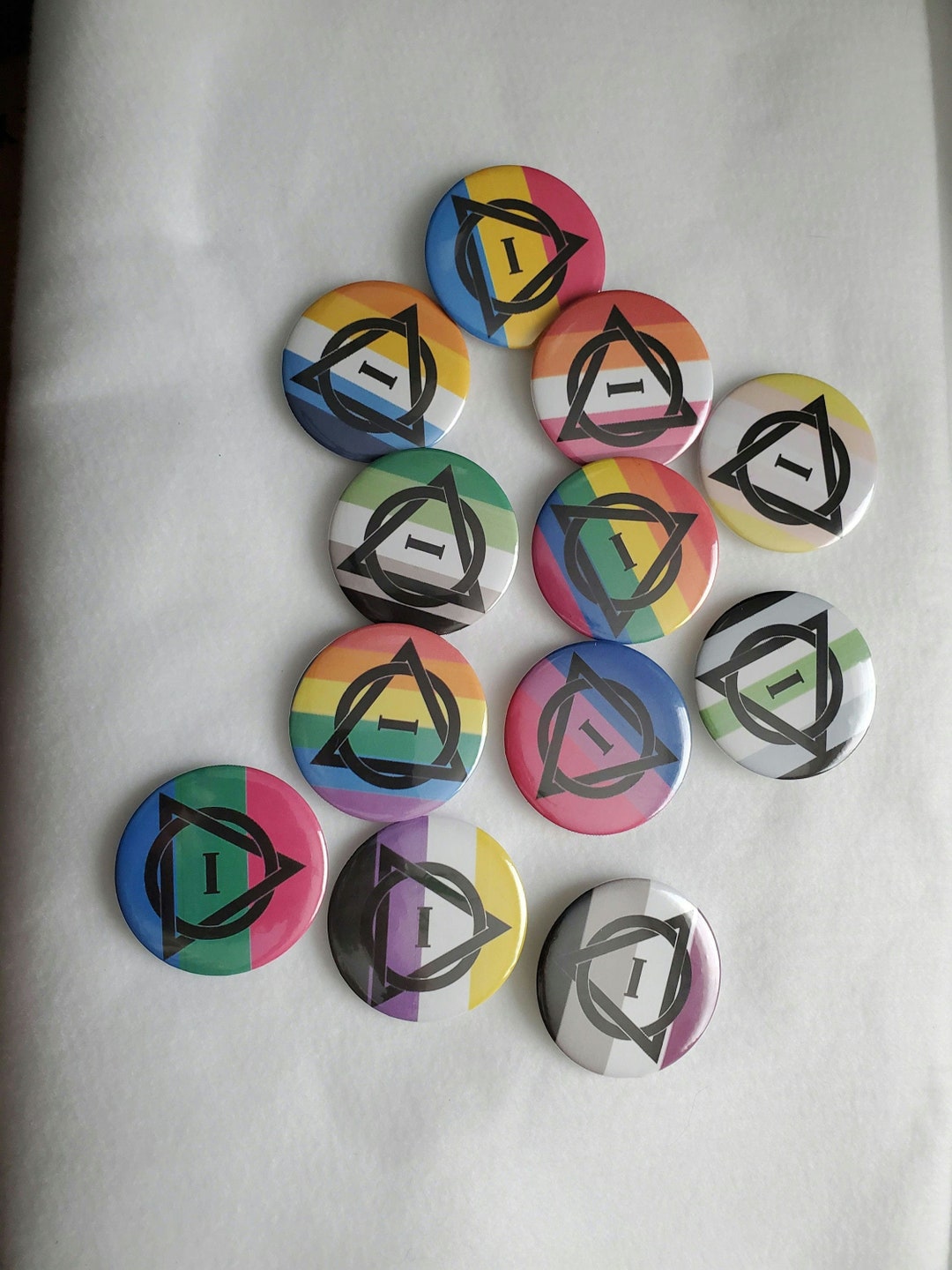 Therian Symbol Pride Button/badge, Custom, Theta Delta, Pride Flag ...