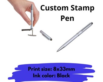 Pen-stamp Colop Stamp Writer Exclusive Custom Self-inking Stamp 8x33mm ...