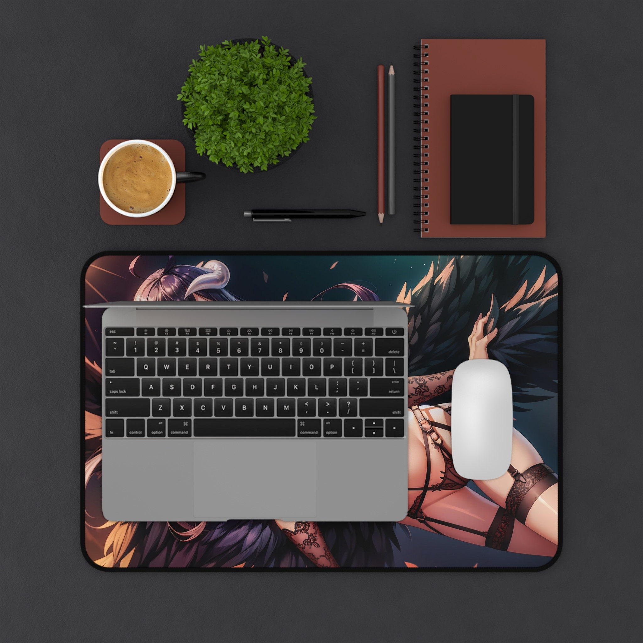 Albedo Overlord Anime Desk Mat - Etsy