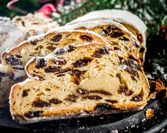 German Holiday Christmas Marzipan Stollen Download Digital Recipe - Etsy