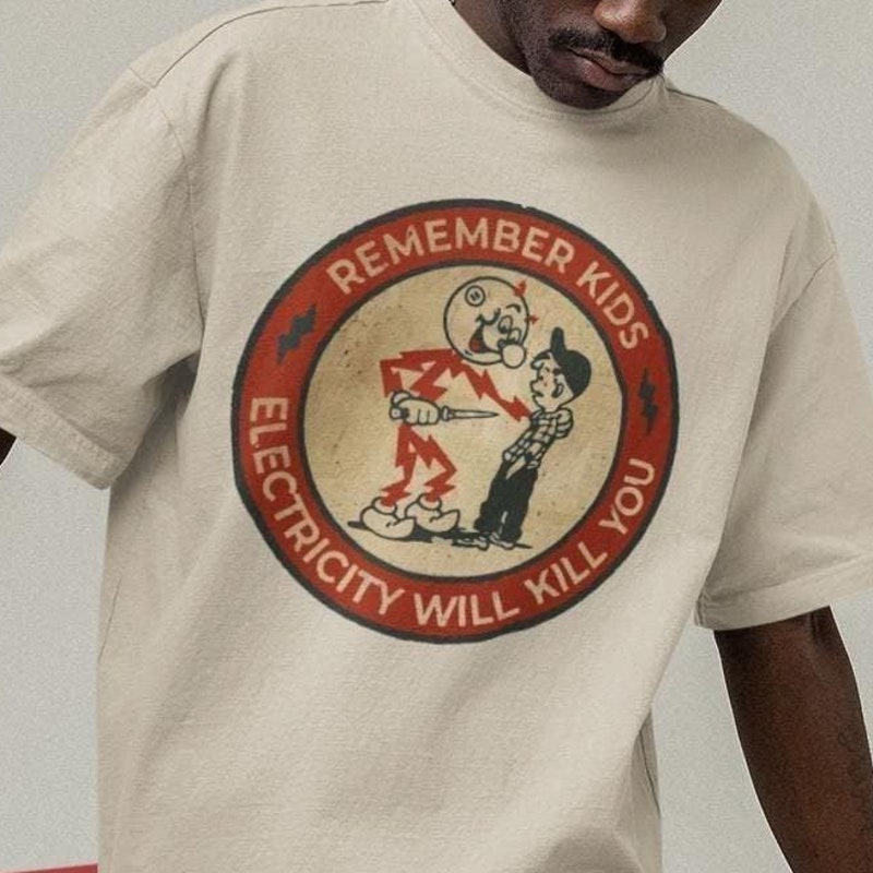 Remember Kids Electricity Kills - Etsy