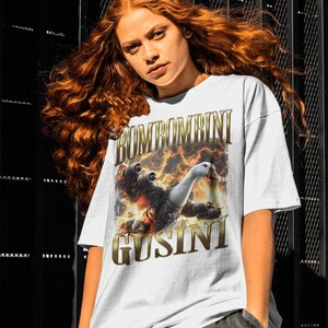 Bombombini Guzzini Goose Meme Shirt: Funny Italian Brainrot Memes Tees ...