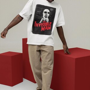 The Invisible Man Shirt: Vintage Horror Movie Tees - Etsy