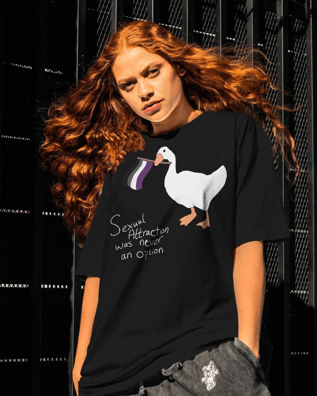 Ace Pride Goose Shirt: Funny Asexual Graphic Tee - Etsy