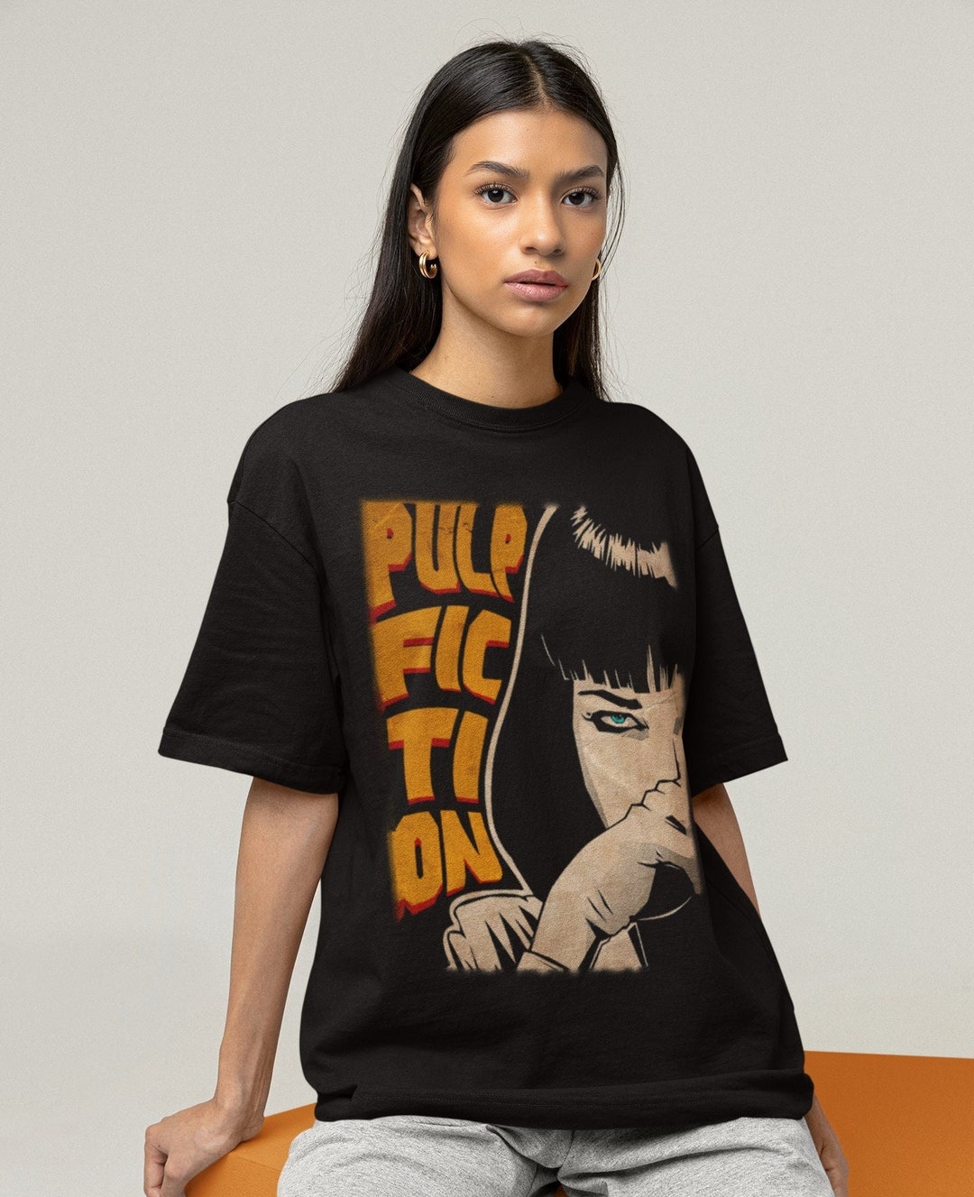 Pulp Fiction T Shirt graphic Tees,vintage Movie T Shirts,pulp Fiction ...