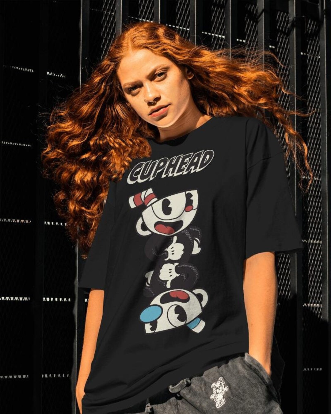 Cuphead Tshirt graphic Tees,cuphead Shirt,gamer Sweatshirt,cuphead ...