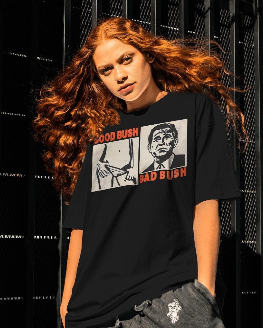 Good Bush Bad Bush Meme Shirt: Funny Unisex Tees, Sweatshirts or ...