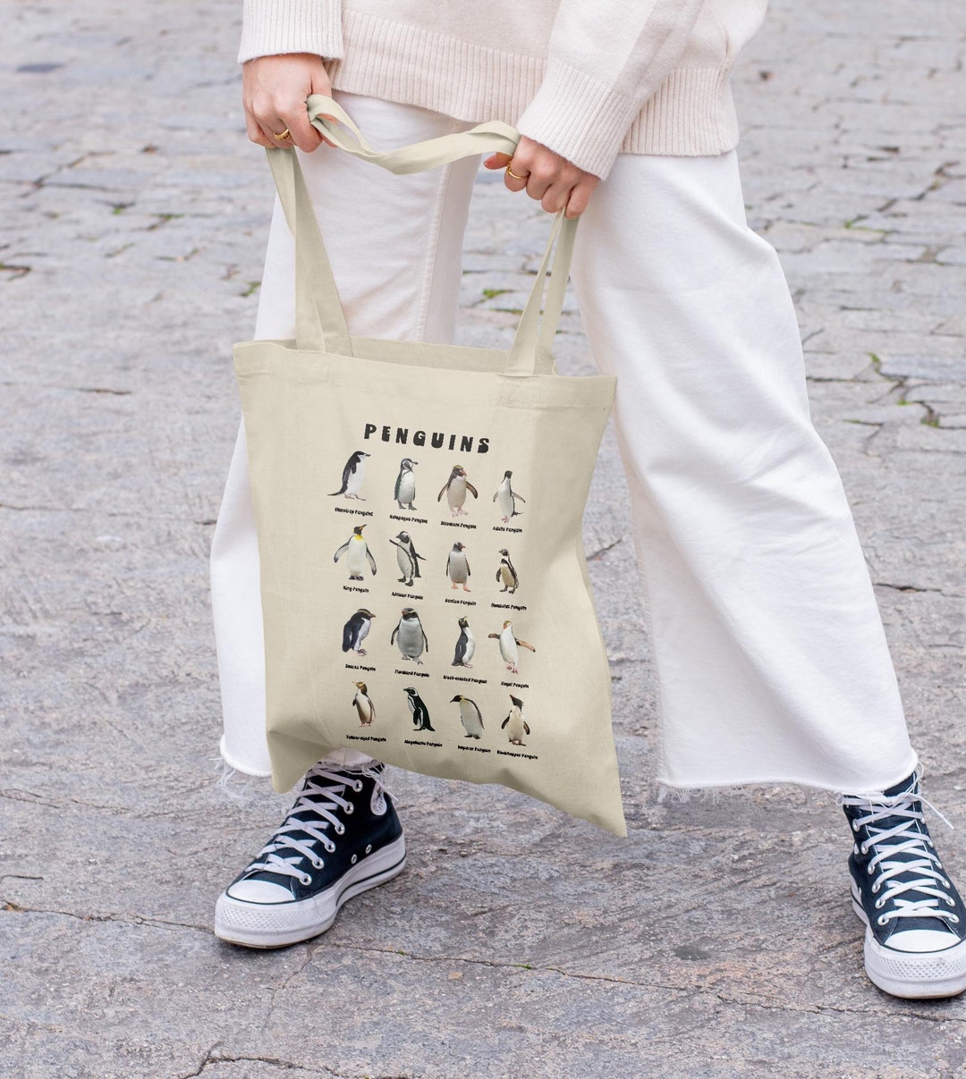 Penguin Tote Bag -aesthetic Tote Bag,cute Tote Bag,penguin Bag,animal ...