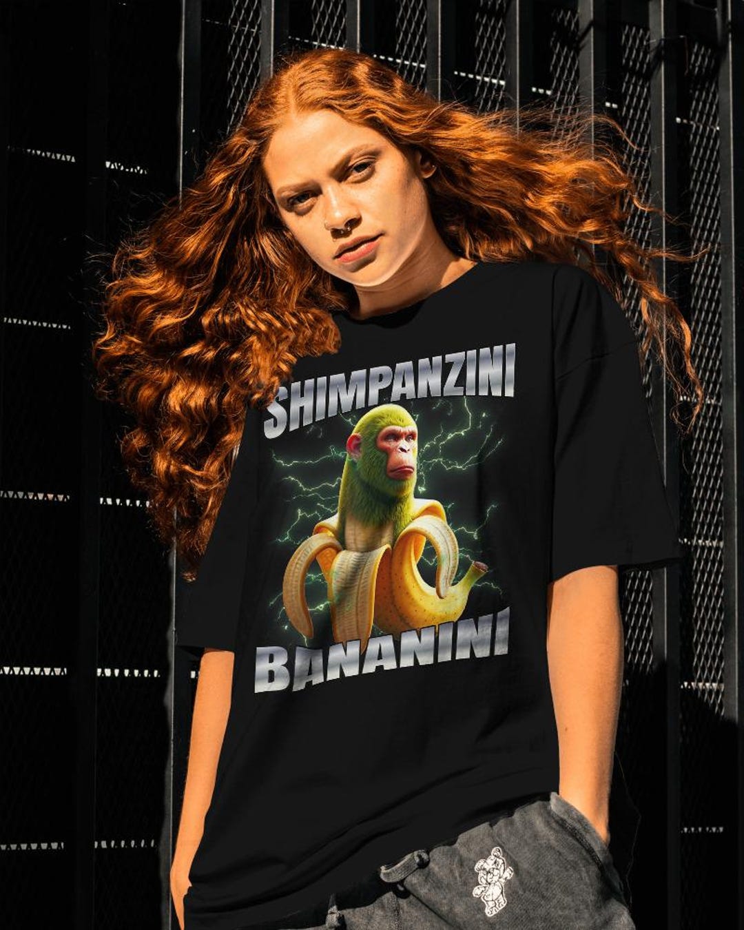 Chimpanzini Bananini Italian Brainrot Meme Shirt-italian Brainrot ...