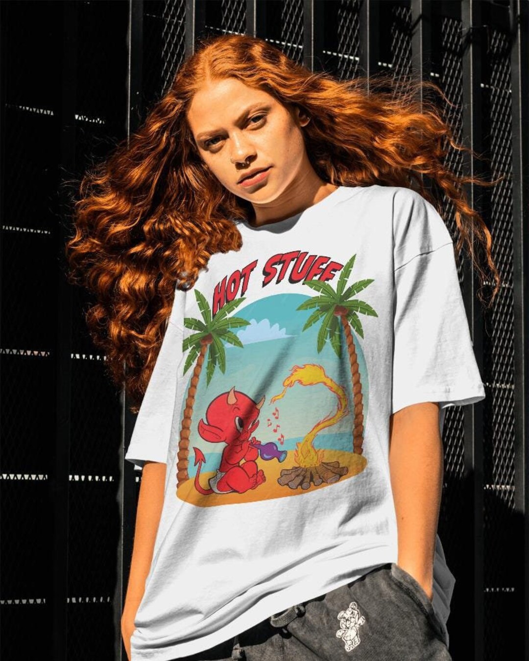 Hot Stuff the Little Devil Shirt-graphic Tees,vintage Shirt,vintage ...