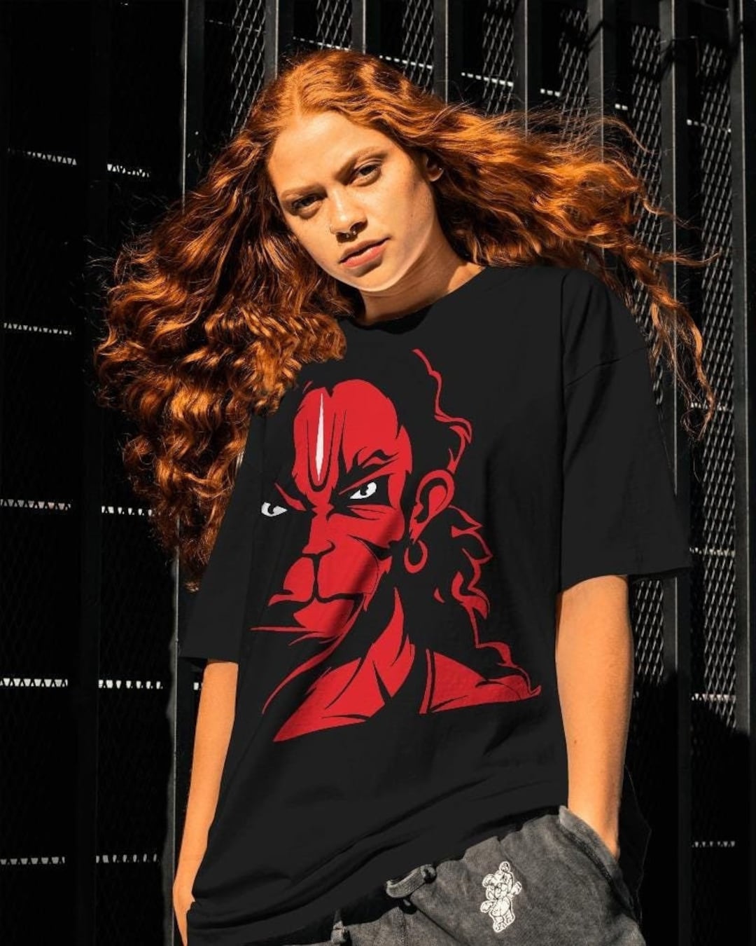 Hanuman Shirt-graphic Tees,lord Hanuman Shirt,hindu Shirt,hinduism ...