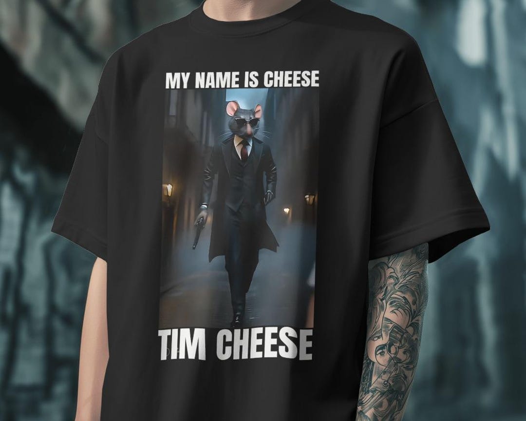 Tim Cheese Shirt: Funny Italian Brainrot Meme Tees, Sweatshirts or ...