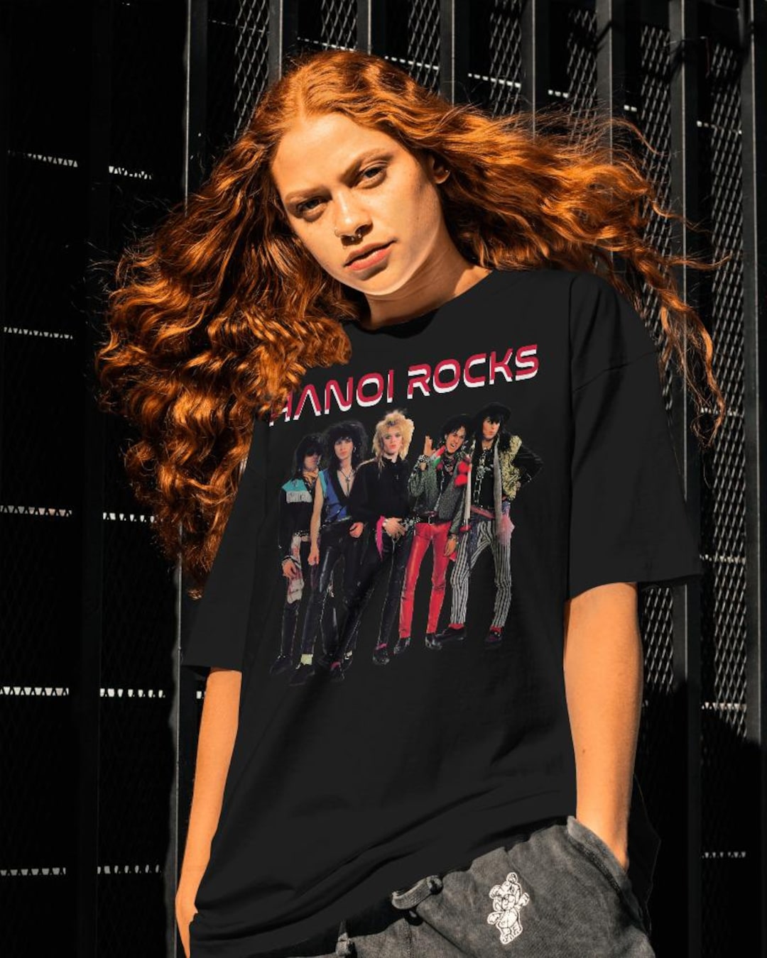 Hanoi Rocks T-shirt: Vintage Glam Rock Band Tee - Etsy