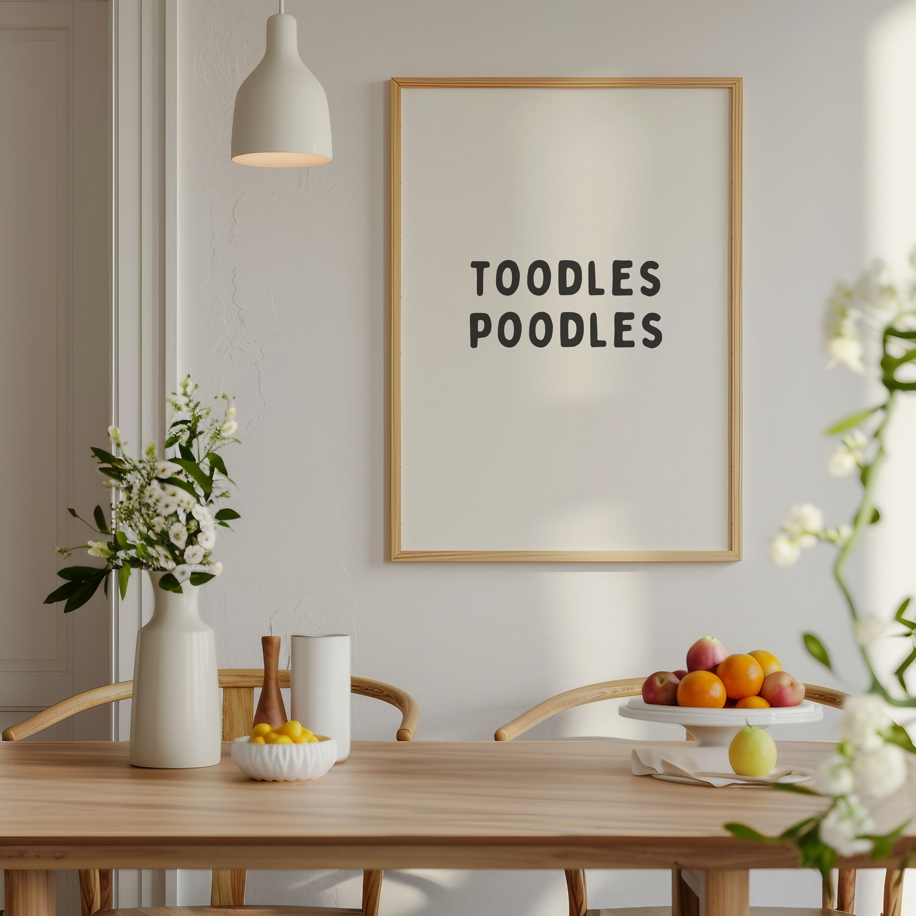 Toodles Poodles Wall Art Print - Sassy Printable Artwork - Emily in ...