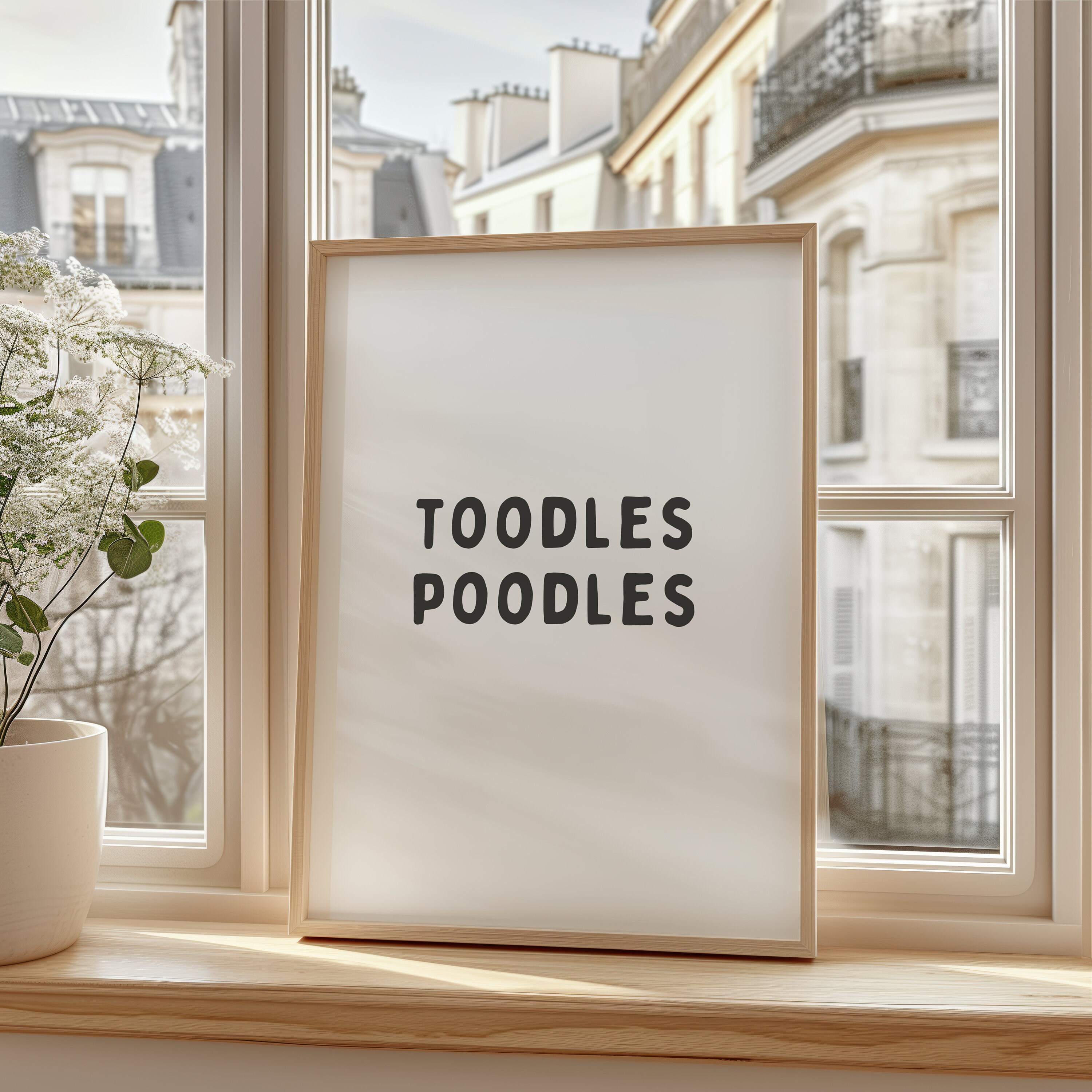 Toodles Poodles Wall Art Print - Sassy Printable Artwork - Emily in ...
