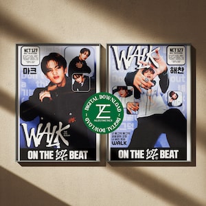 NCT 127 "walk" DIGITAL Wall Print, K-pop Aesthetic, Aesthetic Decor, K ...