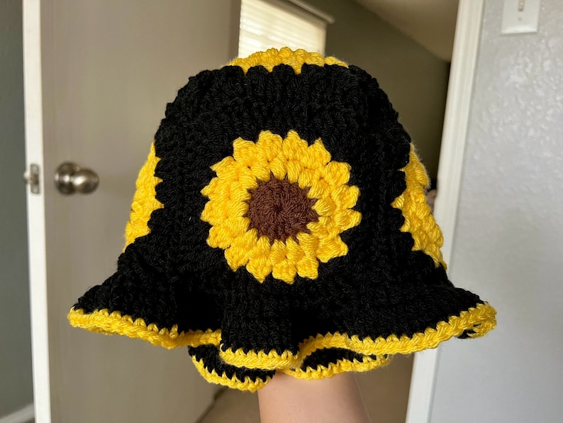 Crochet Sunflower Hat - Etsy