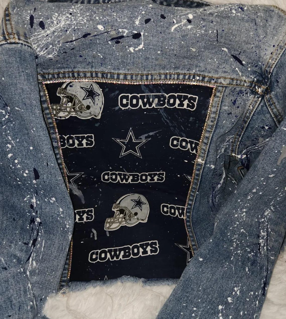 Dallas Cowboys Jean Jacket Custom - Etsy
