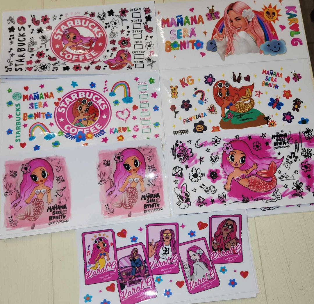 UV DTF Karol G Wraps Mystery Pack 5 - Etsy