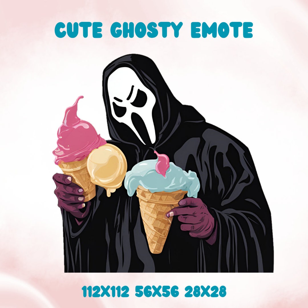 Stream Decoration Ghostface Scary Scream, Ice Cream, Discord Emote, Dbd ...