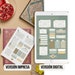 Printable Garden PNG Stickers Size A4 - Etsy