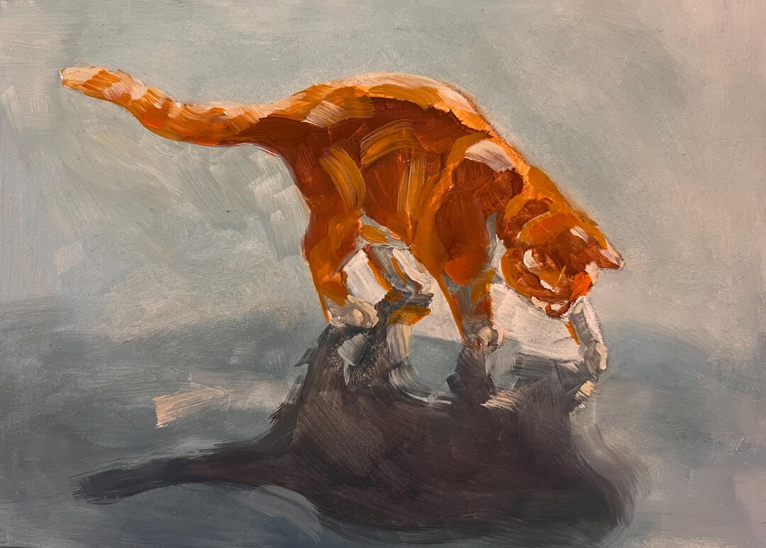 Original Oil Painting 'in Your Footsteps' - Etsy