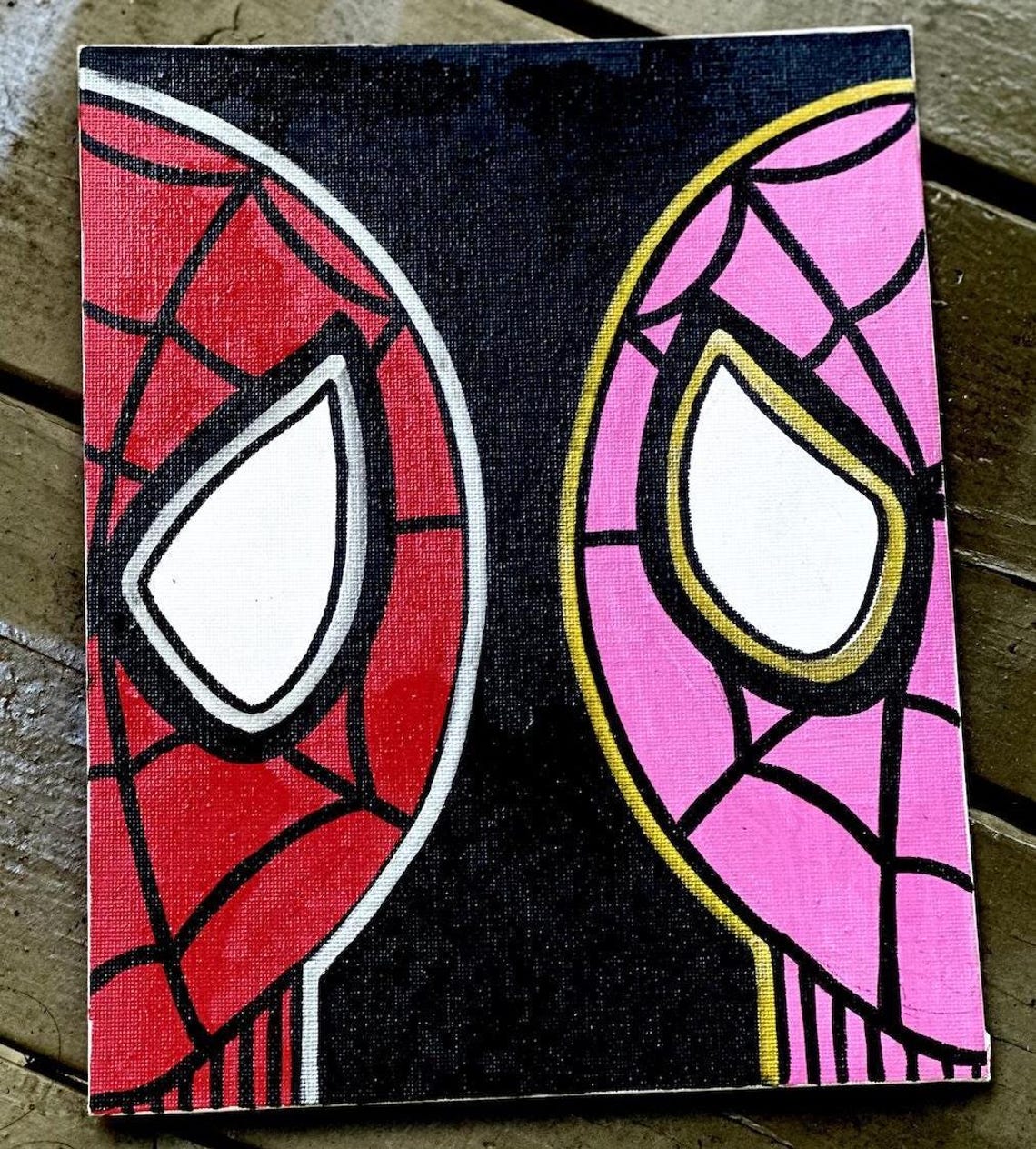 Spiderman Canvas Wall Art - Etsy