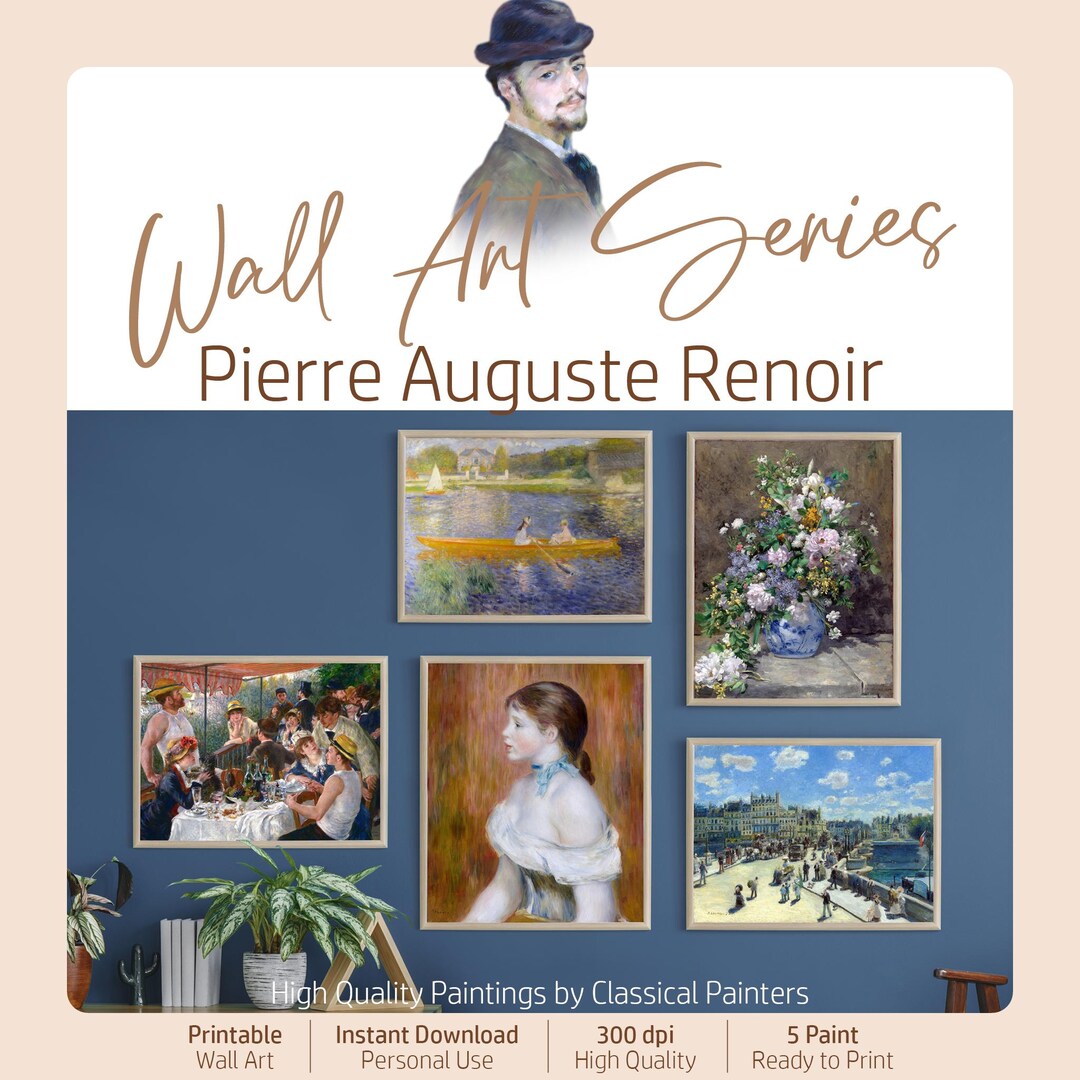 Pierre Auguste Renoir - Wall Art, Printable, Wall Art, Photo, Stock ...