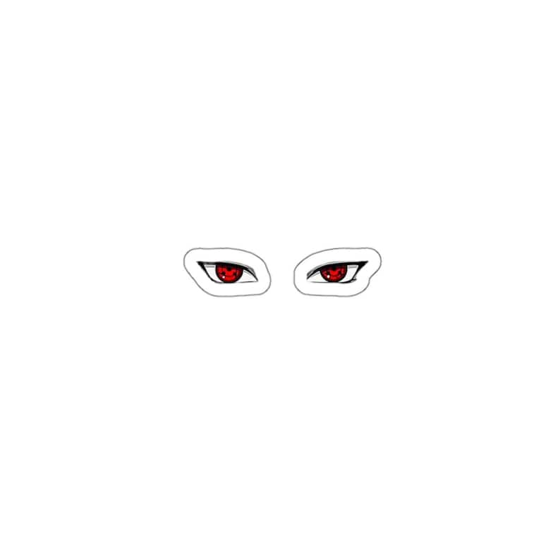 Uchiha Itachi Sasuke Eyes Sharingan Kiss-cut Stickers - Etsy