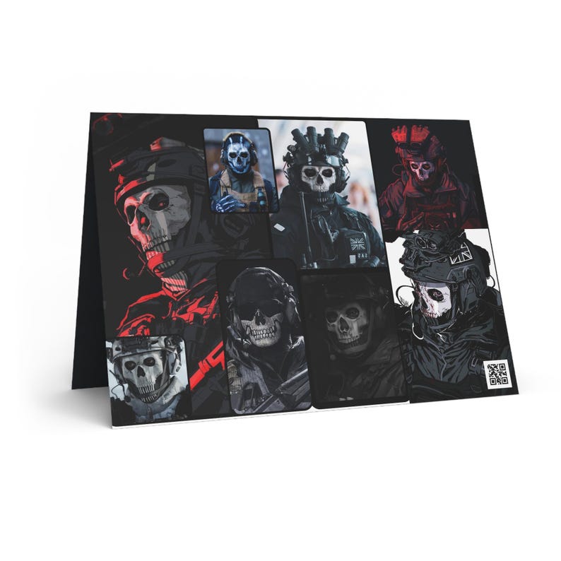 Tarjetas de póster de Call of Duty Simon "Ghost" Riley (edición ...
