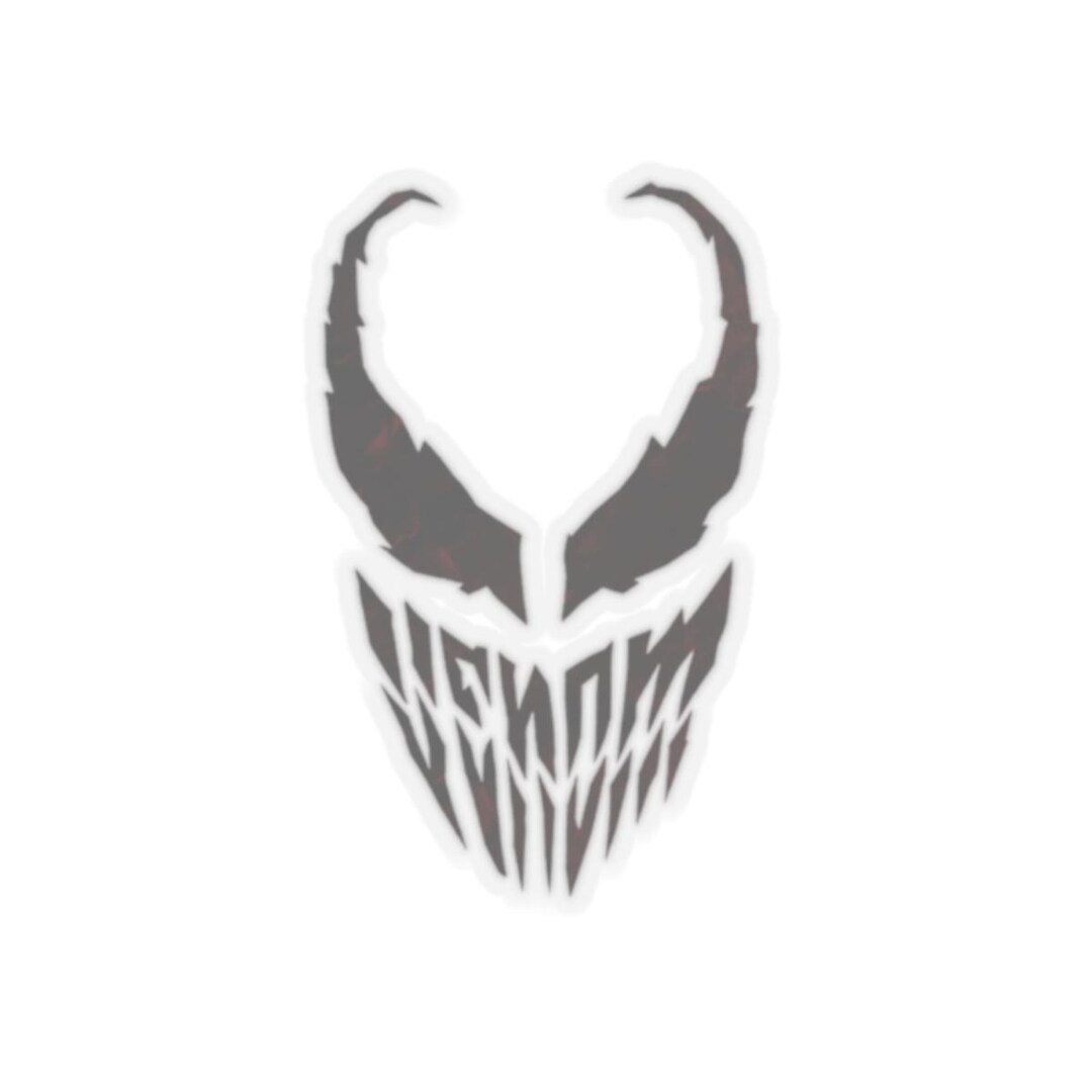 Venom Mask Face Smile Kiss-cut Stickers - Etsy