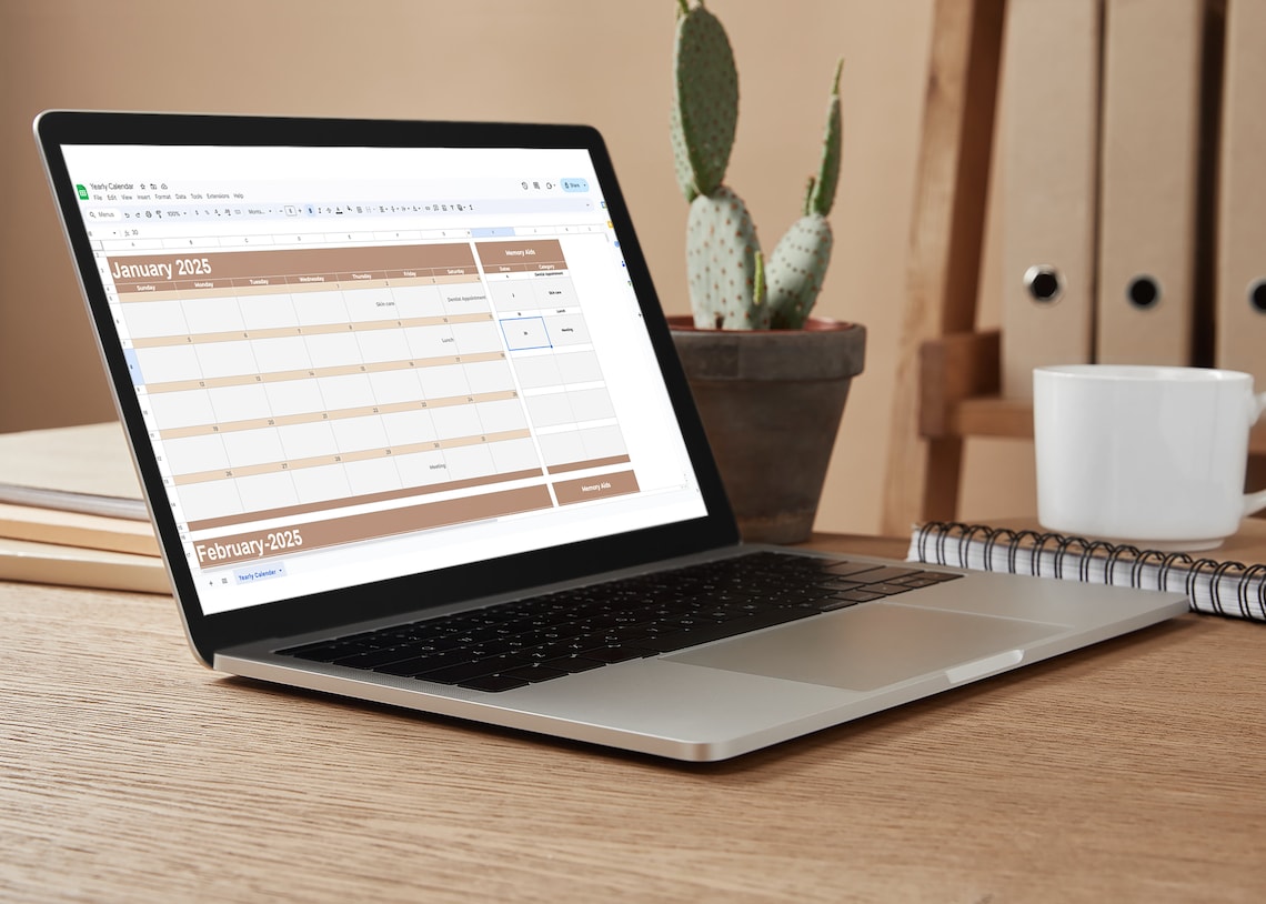 Digital Planner 2025 & Google Sheets Monthly Mens Digital Planner ...