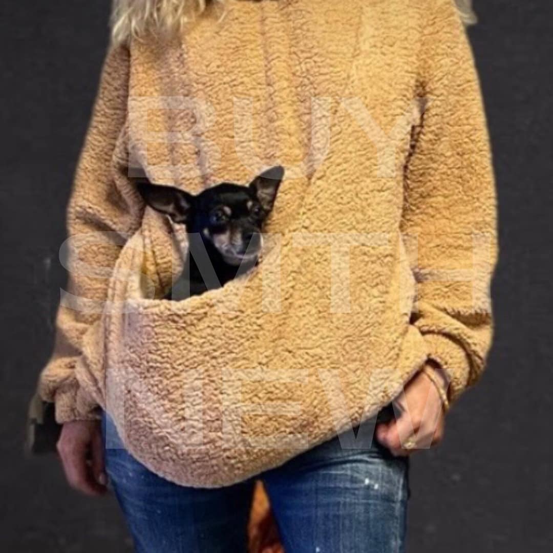 Hoodie for Pet Lovers Dog Carrier Hoodie Hoodie for Pet Mom Dog Sling ...