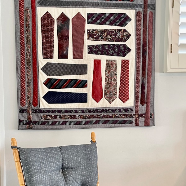 Necktie Quilt - Etsy