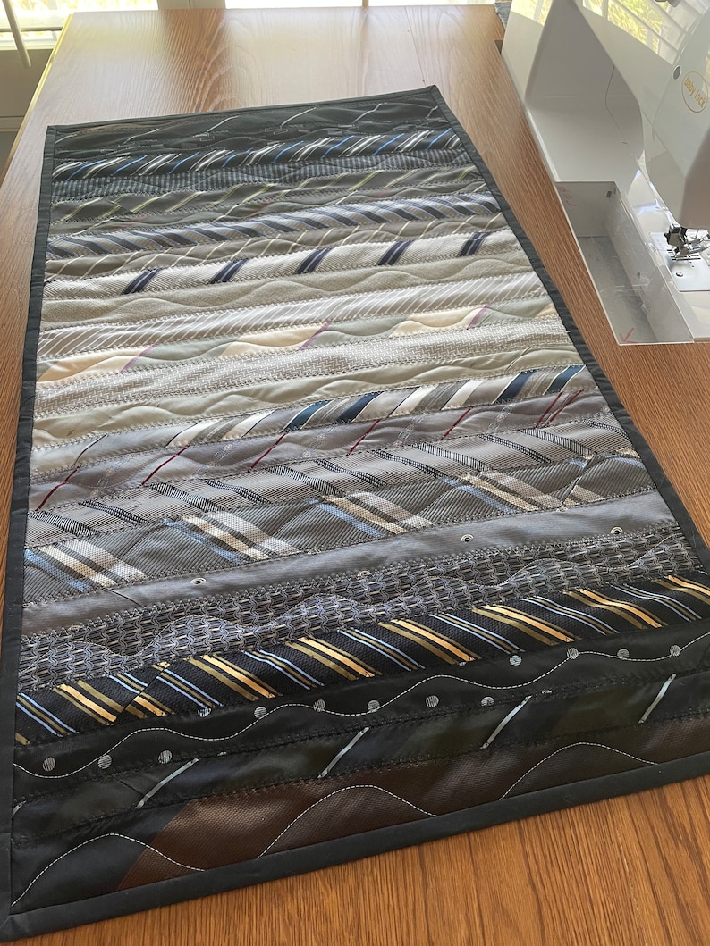 Necktie Table Topper Runner - Etsy