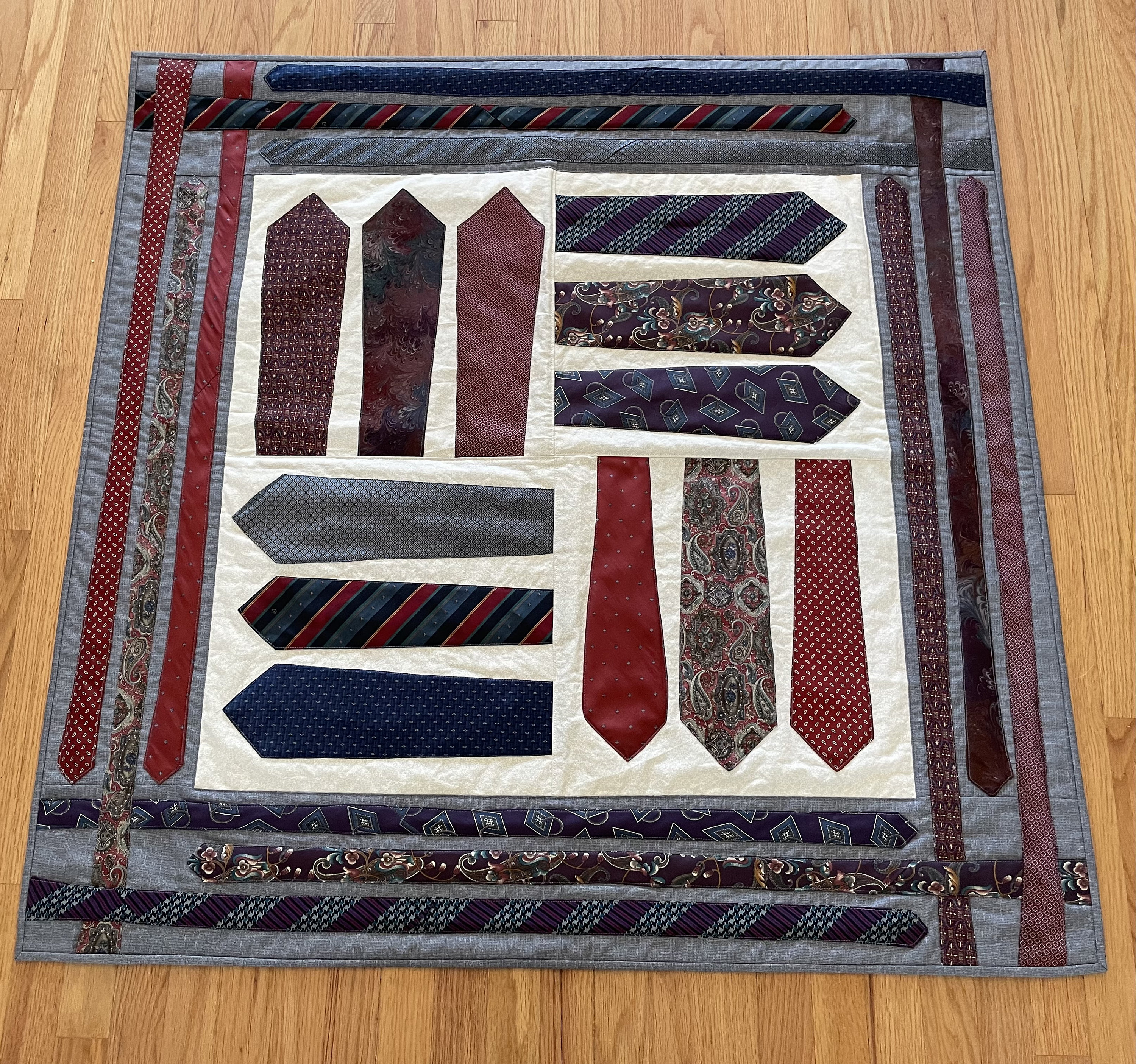 PDF Pattern Large Square 12 Necktie Memory Quilt - Etsy