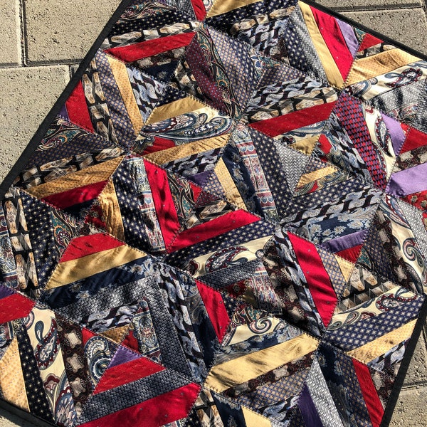 Necktie Quilt - Etsy