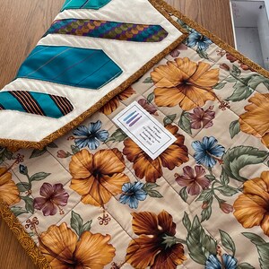 Necktie Woven Table Runner Topper - Etsy