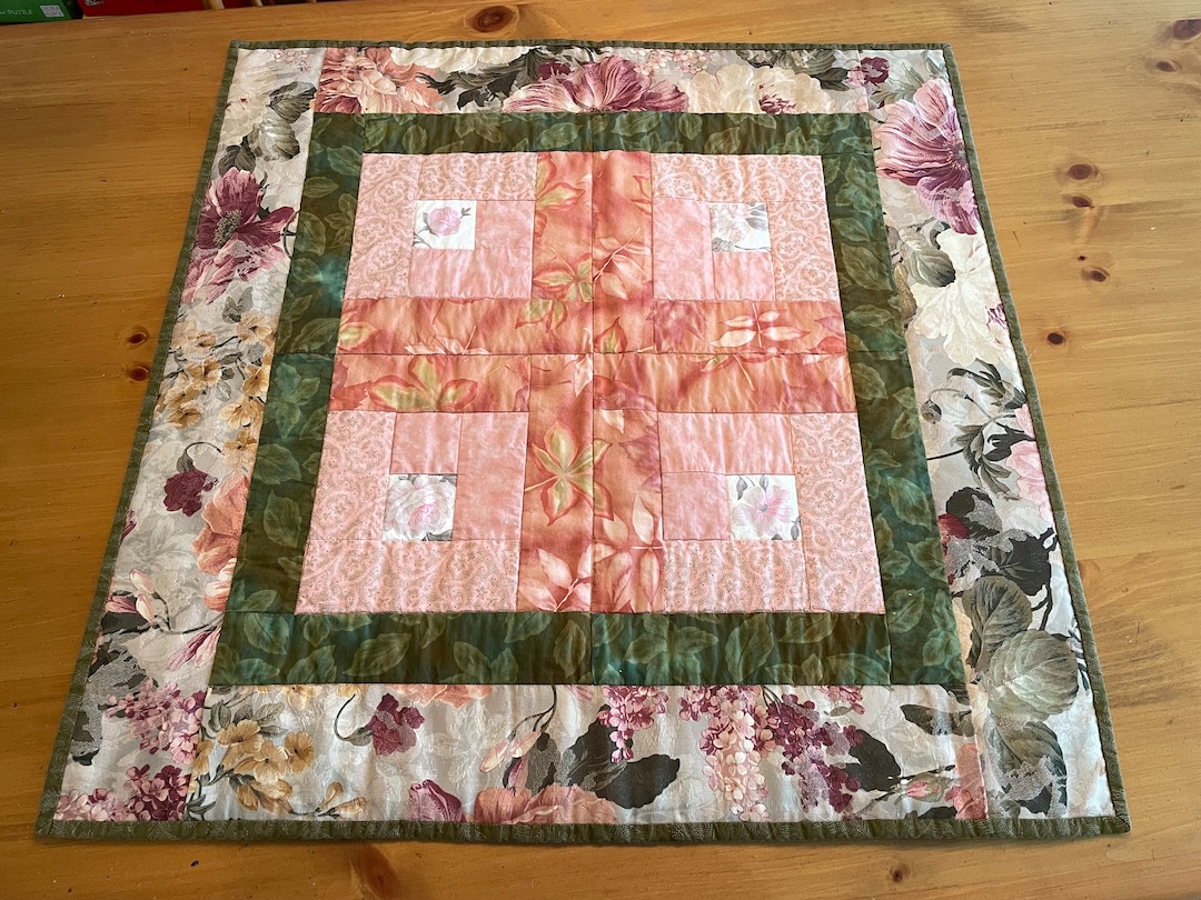 Tapestry Log Cabin Wall Quilt & 2 Placemats - Etsy