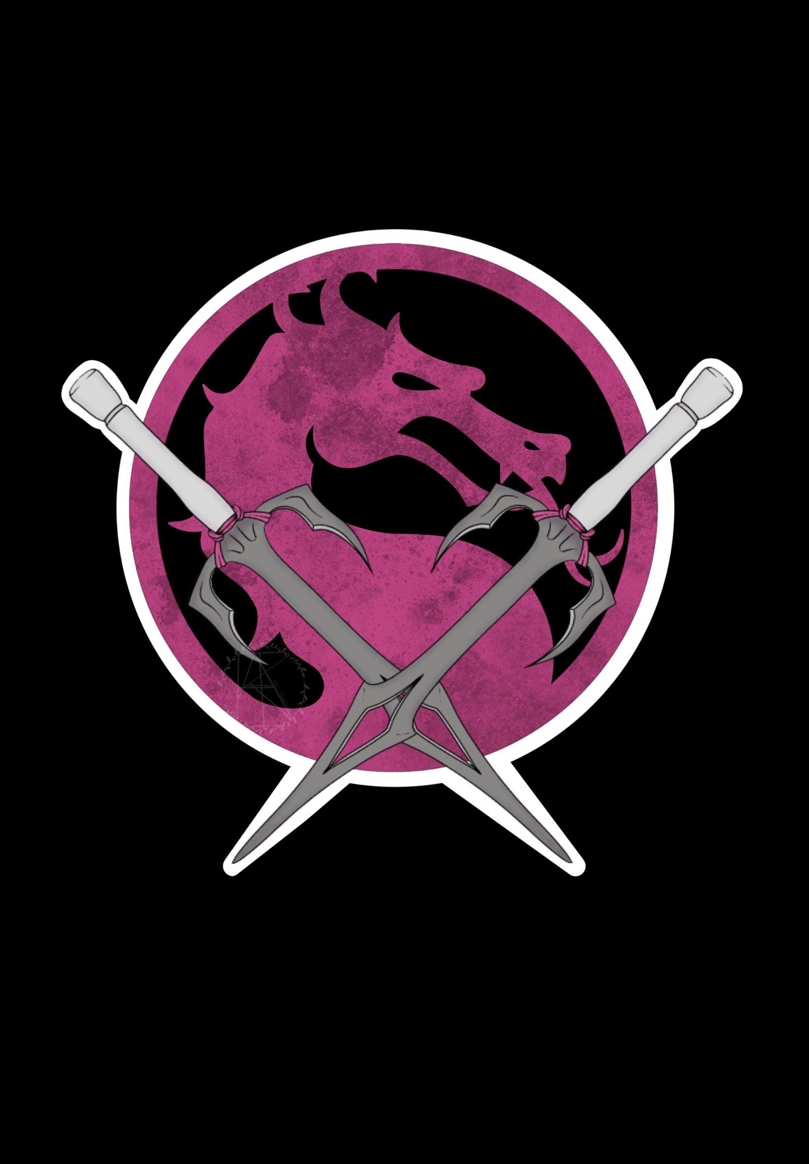 Mileena Mortal Kombat Dragon Logo Sticker - Etsy